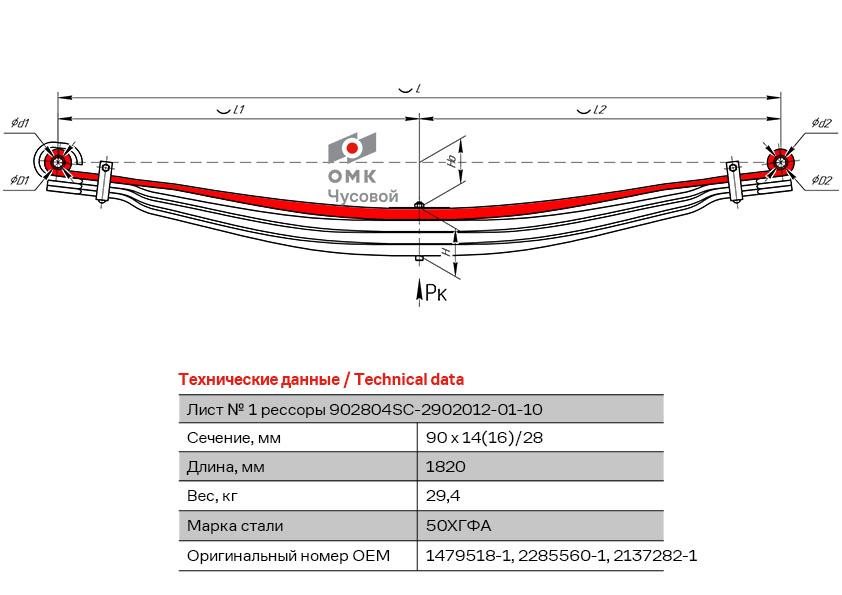 Купить рессоры от производителя: цены, доставка по России